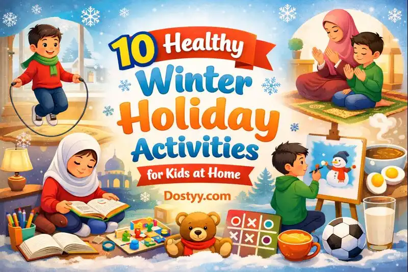 10 Healthy Winter Holiday Activities for Kids at Home