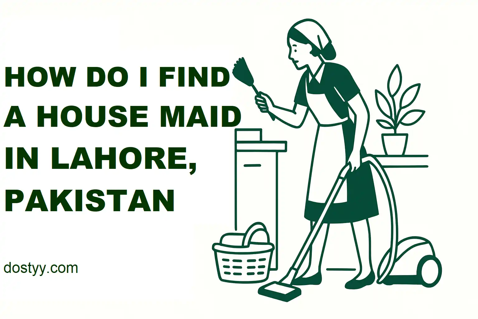 How Do I Find a House Maid in Lahore, Pakistan