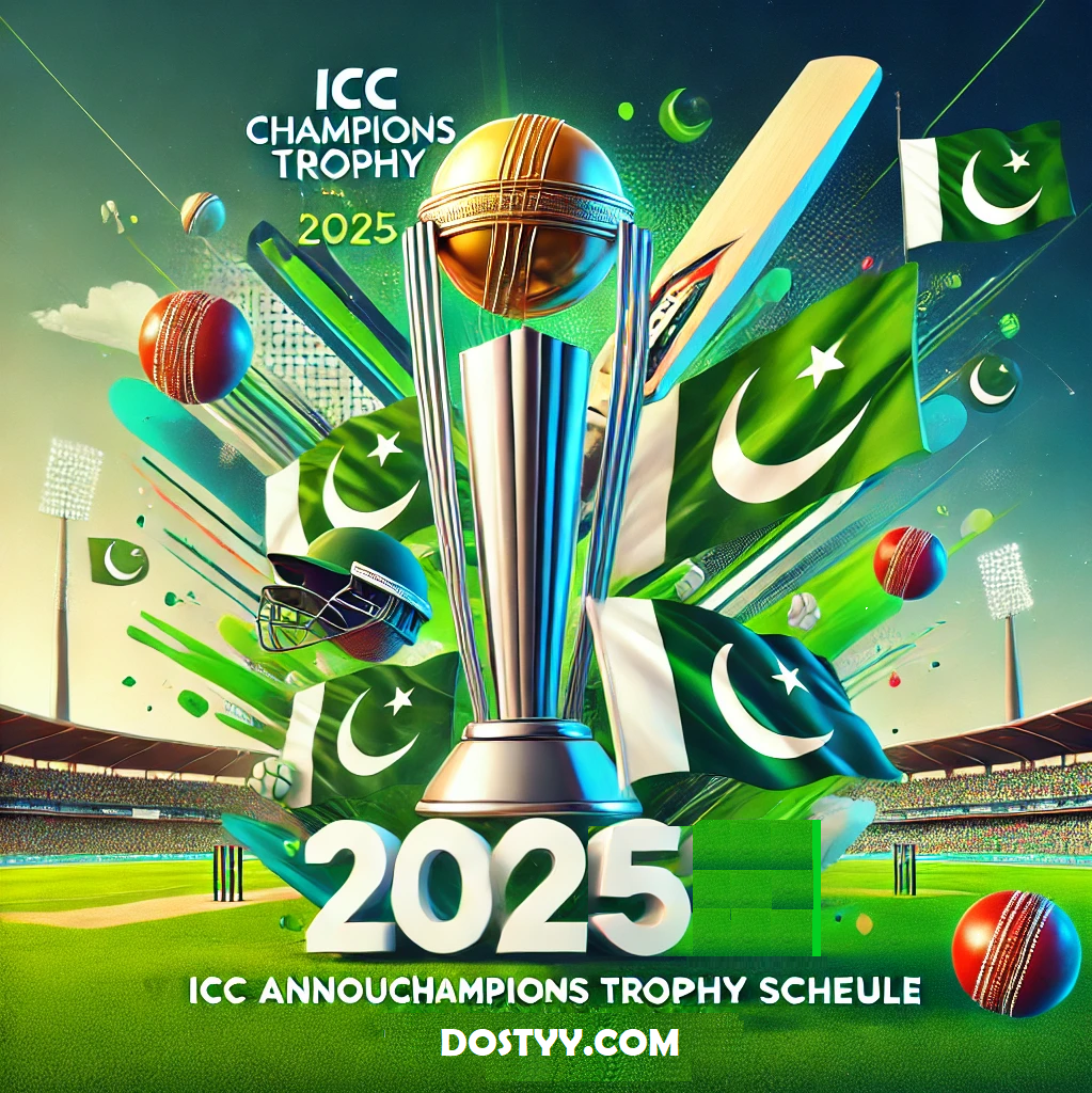 ICC announced Champions Trophy 2025 Schedule
